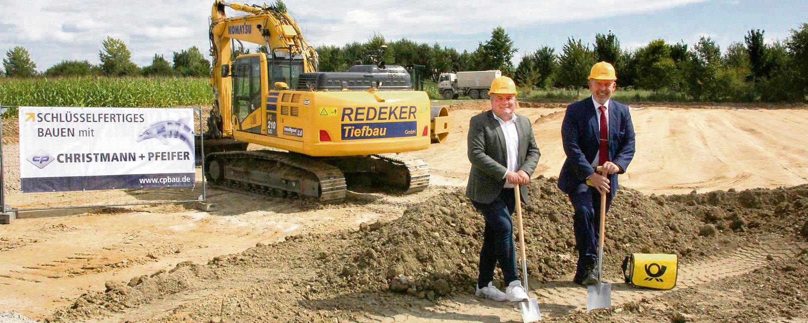 Vom Lippertor ins Gewerbegebiet: Spatenstich für neuen Post-Standort in ...